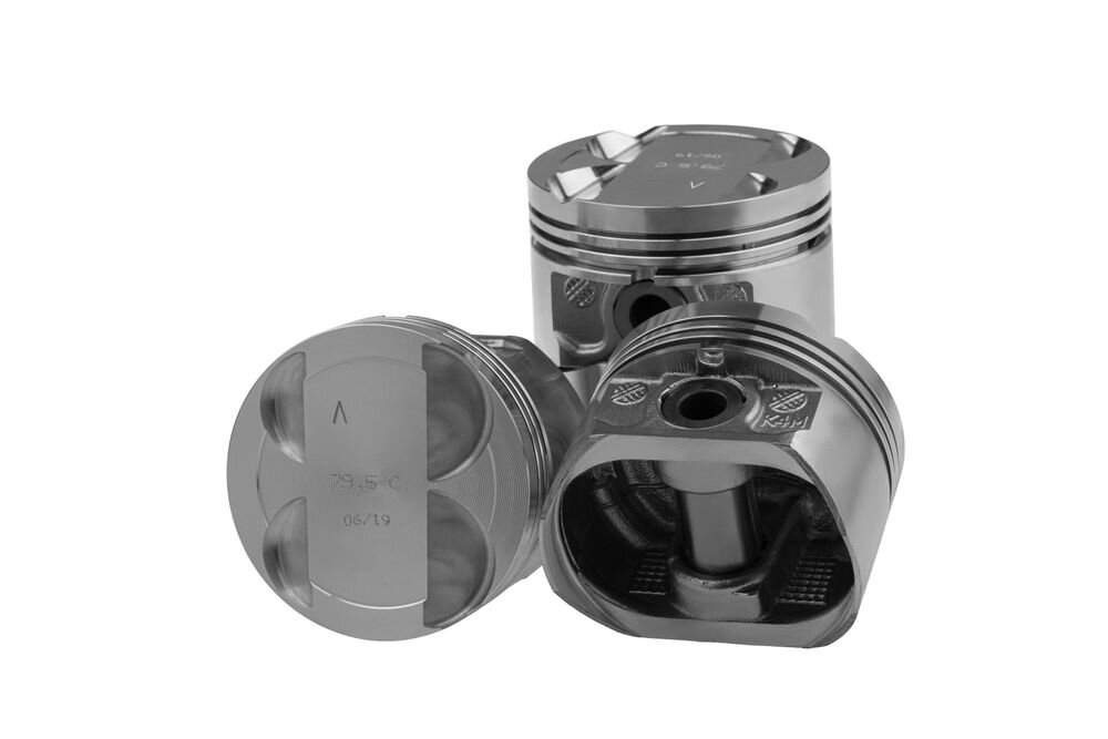 Поршни основной размер 79.5 мм (класс C) K4M (1.6 л, 16V), комплект (4 поршня + 4 пальца) для Лада Ларгус, Рено Логан, LECAR