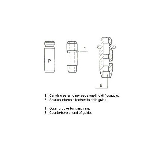 Направляющая втулка клапана для автомобиля, METELLI 01-2931 (1 шт.)