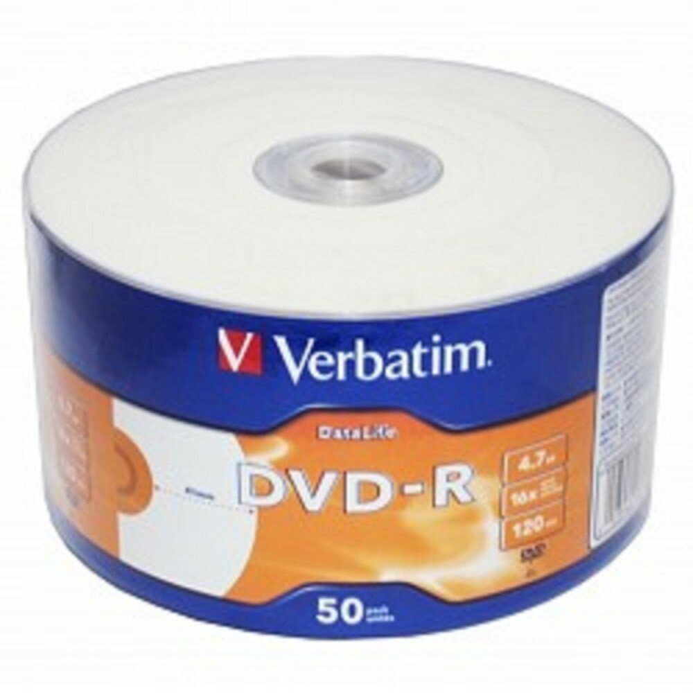 Оптический диск DVD-R Verbatim 43793 DVD-R