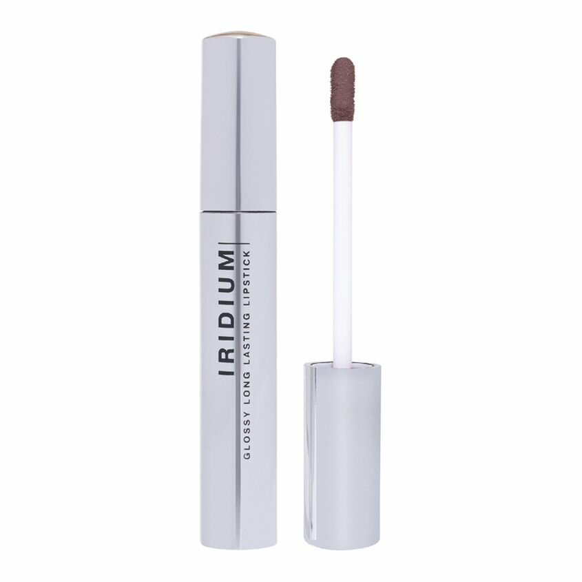 Помада для губ INFLUENCE BEAUTY IRIDIUM стойкая глянцевая тон 02 Nude quantum