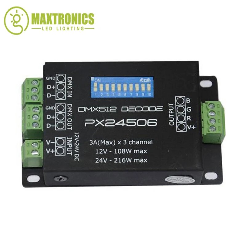 RGB контроллер PX24506 DMX 512