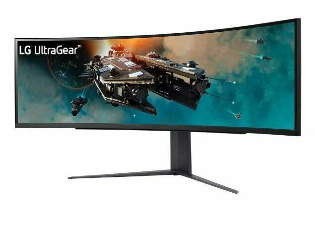 Монитор 49" LG 49GR85DC-B Black (VA, изогнутый, 5120×1440, 240Hz, 1 ms, 178°/178°, 450 cd/m, 2500:1, +HDMI, DisplayPort)