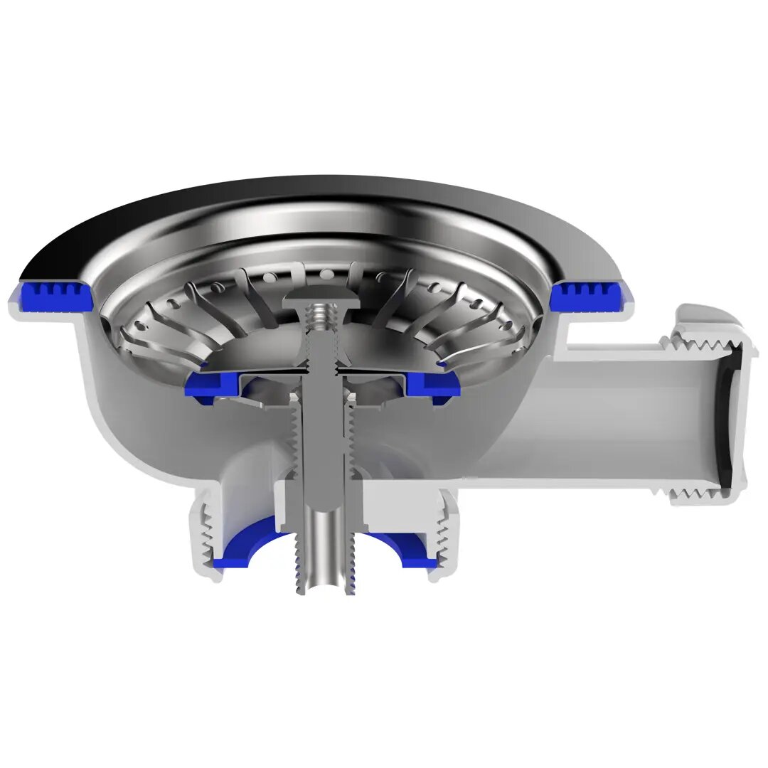 Выпуск для кухонной мойки Equation d90 мм