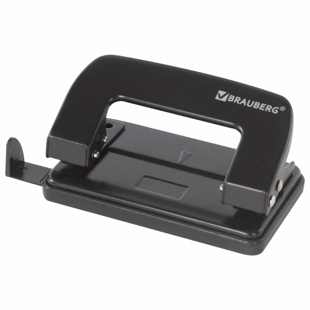 Дырокол Brauberg Classic, до 10 листов, черный (222548), 12шт.