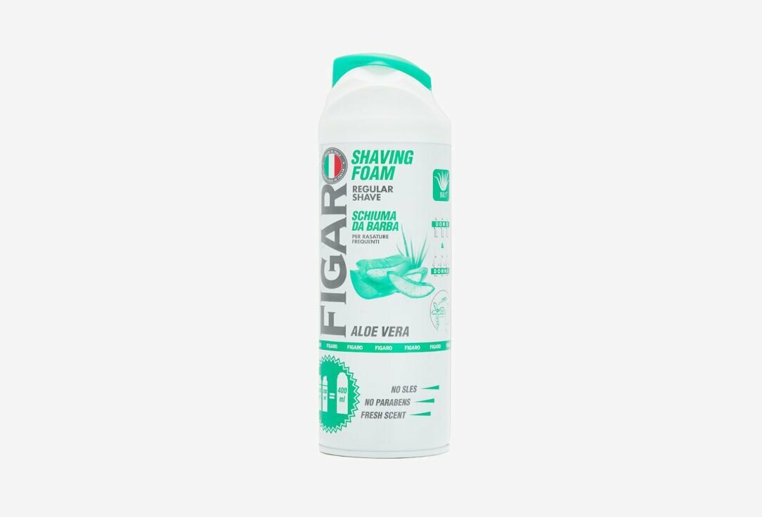 Пена для бритья FIGARO ALOE VERA 400 мл