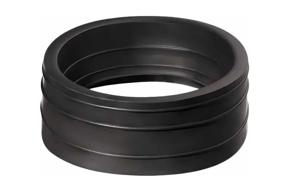 Профитт сантехническая манжета канализационная приборная выпускная d 110 черная