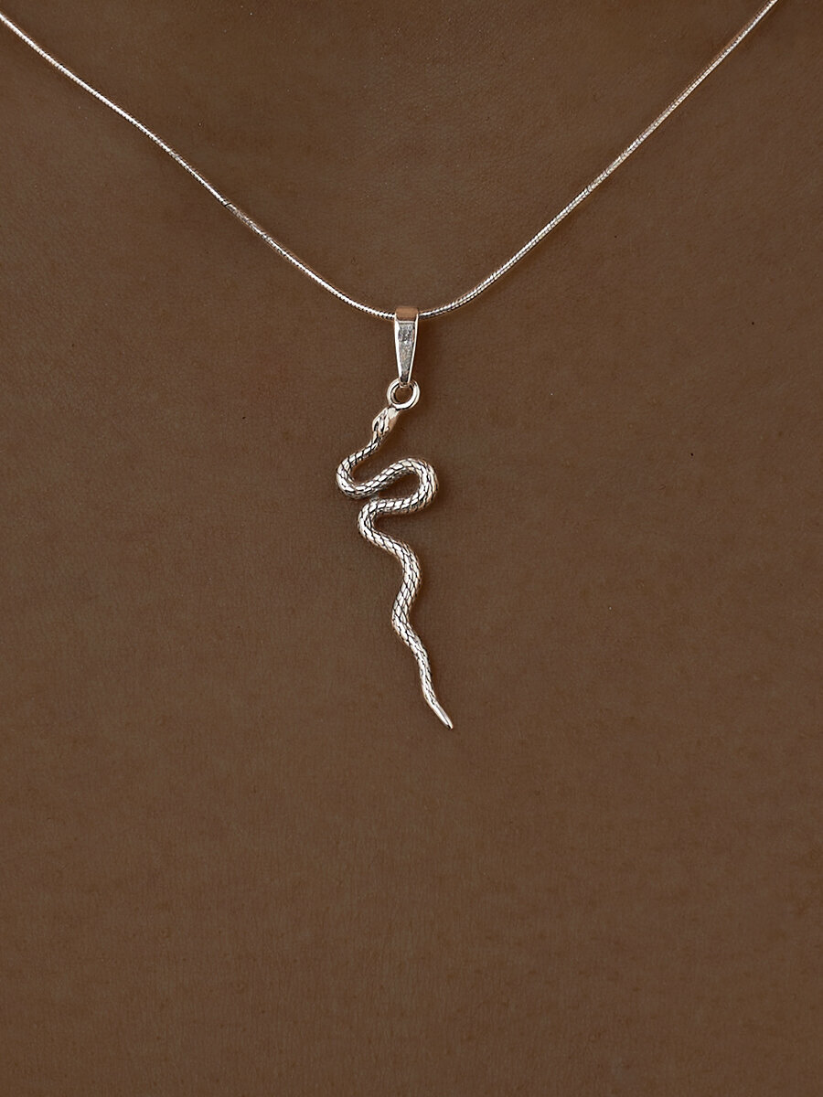 Подвеска, серебро, 925 проба, родирование