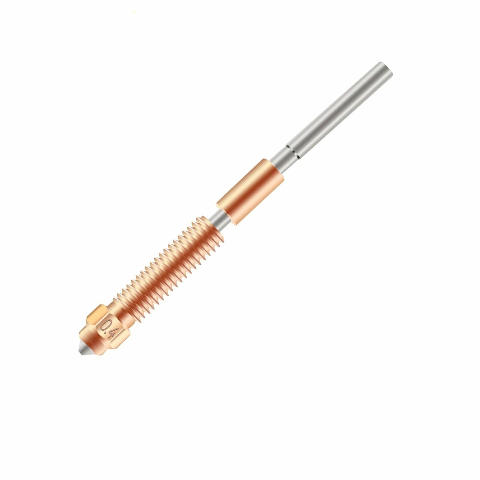 Cопло биметаллическое Unicorn для Creality K1C, K1 MAX, Ender 3 V3 , K1 , KE - 0.4мм . Быстросъемное сопло для 3d