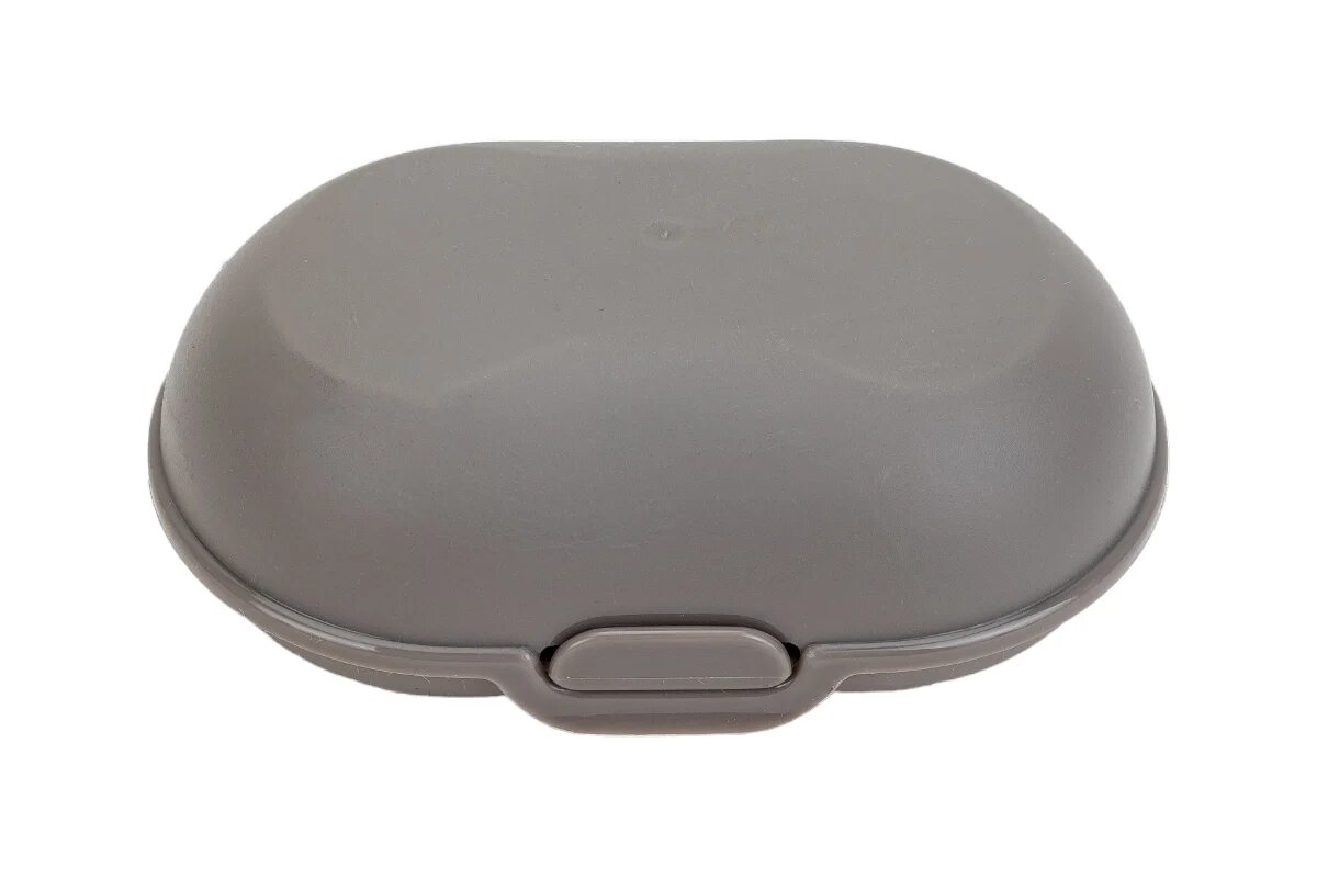 Martika Аттенто закрытая мыльница пыльно-серая С320ПСЕР настенная для ванной