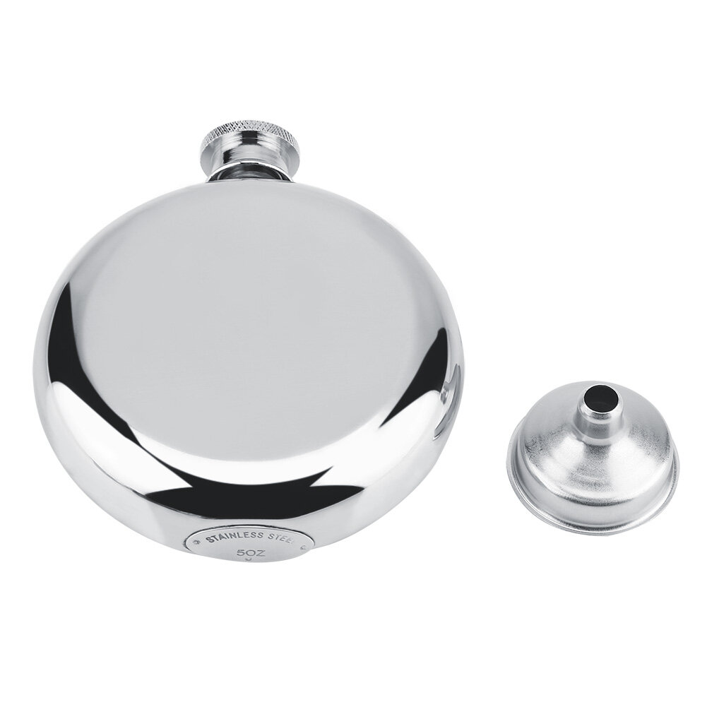 5 унций/150 мл портативная винная сталь винная колба из нержавеющей стали круглая бутылка для алкоголя мужские подарки