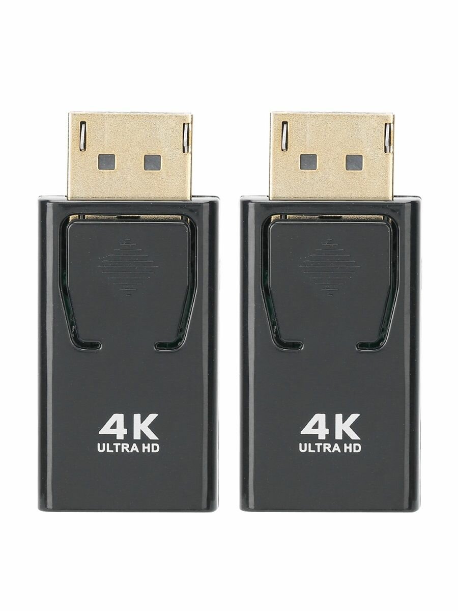 Преобразователь адаптера 4K DisplayPort в HDMI, 2 шт, разрешение 4Kx2K, совместимость с компьютером HDTV, высококачественное преобразование видео