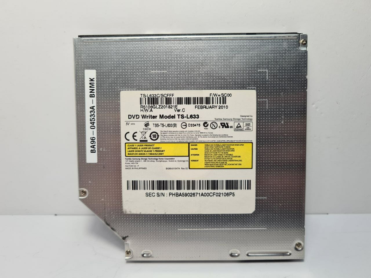 DVD-RW привод Model: TS-L633 SATA