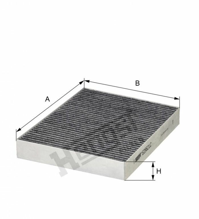 Фильтр салонный Hengst E2962LC (CUK 2442) CHEVROLET / DAEWOO, GENERAL