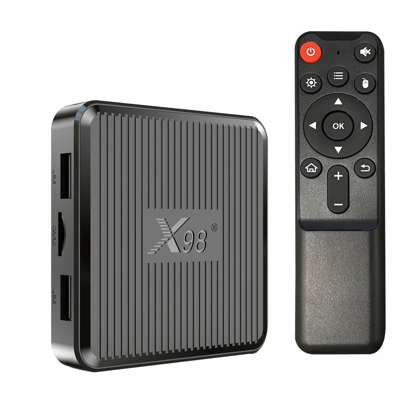 X98Q Android 11.0 Smart TV Box Amlogic S905W2 UHD 4K Медиаплеер 2.4G/5G Двухдиапазонный