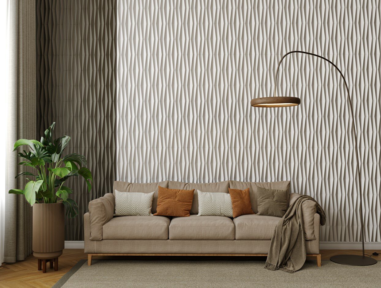 Декоративные панель Alpine Walls Geometrium, влагостойкие, 120 см x 60 см