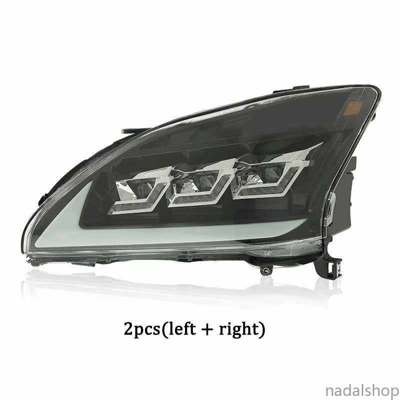 Пара автомобильных фар в сборе подходит для Lexus RX II, RX300, RX330, RX350 2003-2009