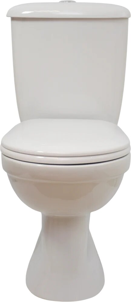 Унитаз-компакт напольный Оскольская керамика Суперкомпакт 47301110322 с вертикальным выпуском, российский