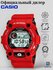 Наручные часы CASIO, красный, зеленый
