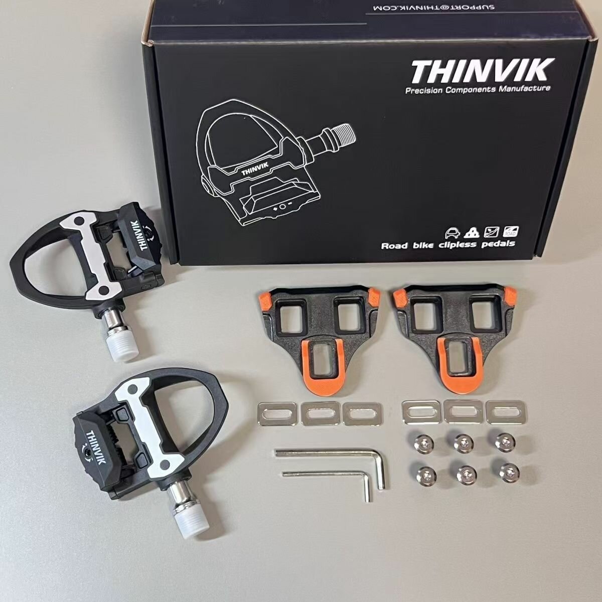 Педали с замком для шоссейного велосипеда для системы Shimano SPD SL