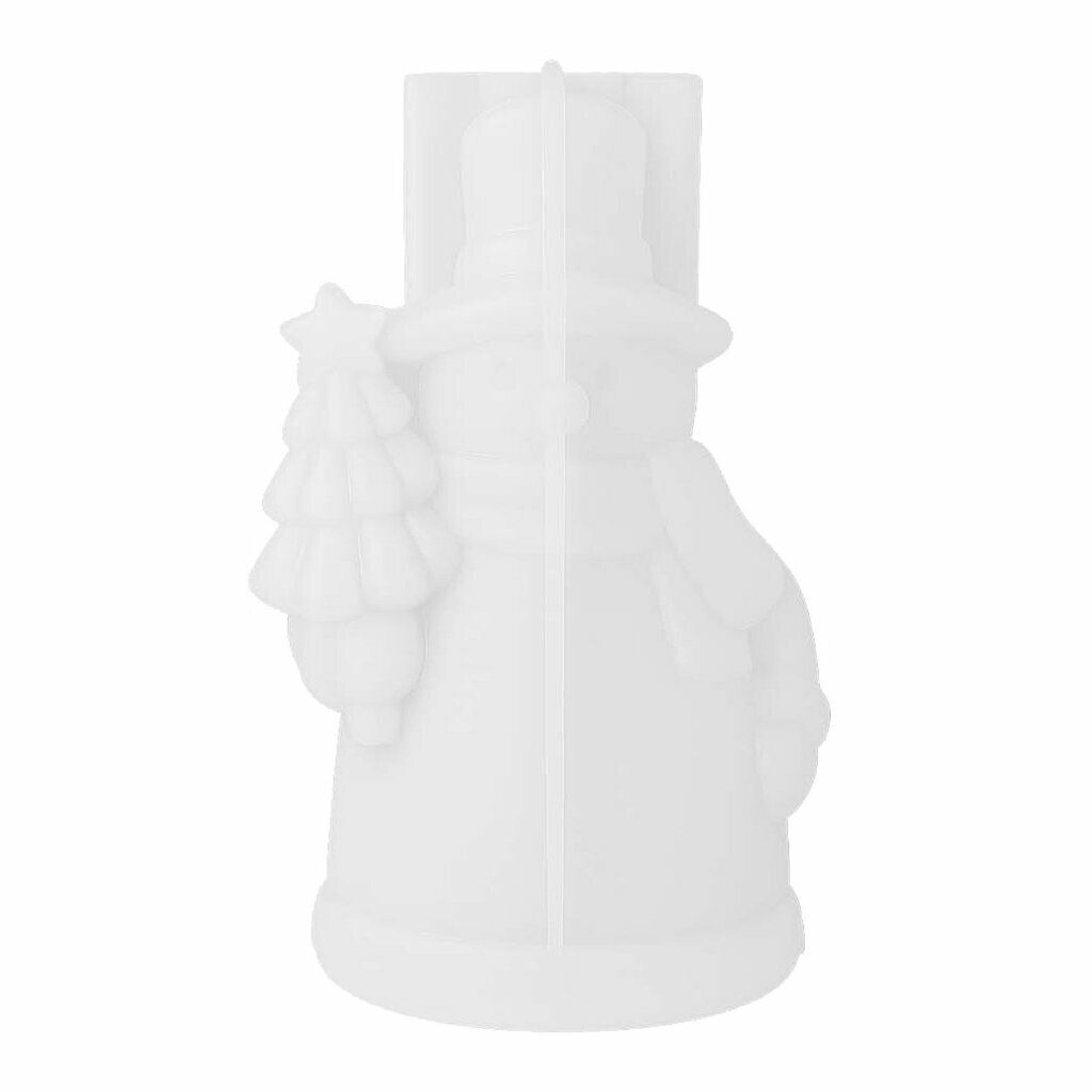 Форма из эластомера для рождественской елки и снежной фигуры, ароматических свечей и выпечки