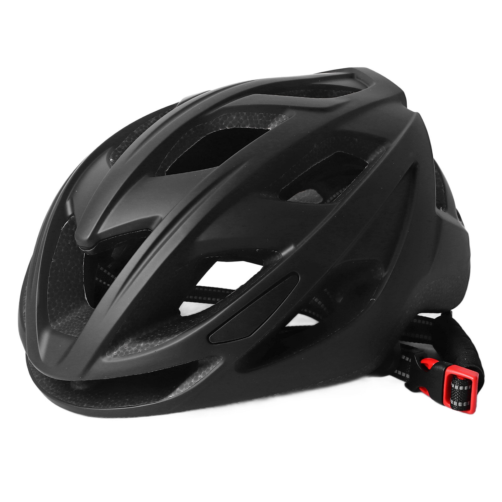 Велосипедный шлем Matte Black Lightweight Регулируемые 17 отверстий для вентиляции велосипедный шлем для женщин мужчин