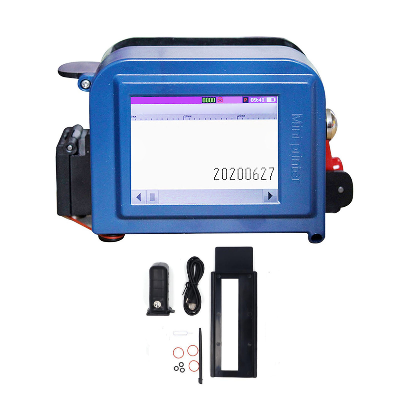 Ручной струйный принтер HD Светодиодный сенсорный экран Многофункциональный портативный струйный принтер-пистолет с ручкой