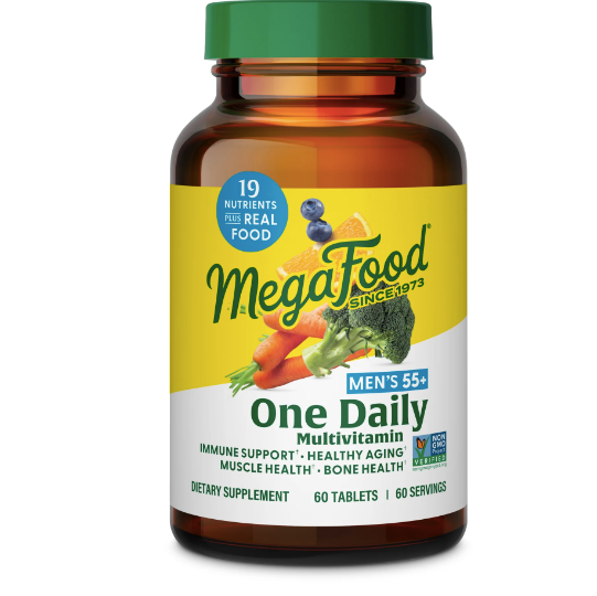 MegaFood, One Daily Men's 55+, мультивитамины для мужчин старше 55 лет, 90 таблеток