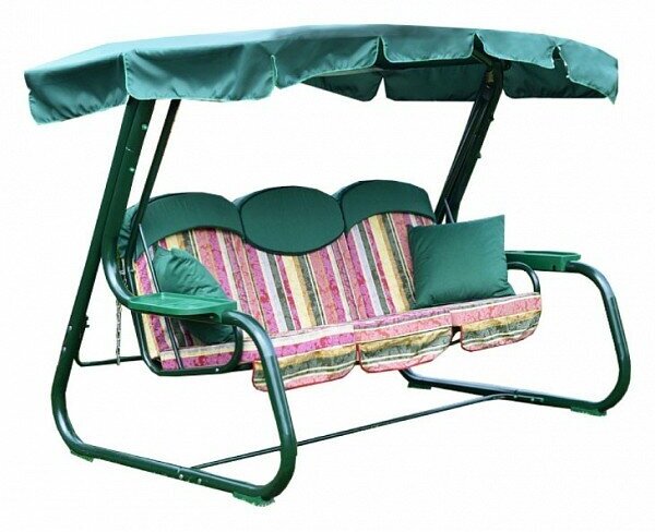 Качели с тентом трехместные OLSA Мастак