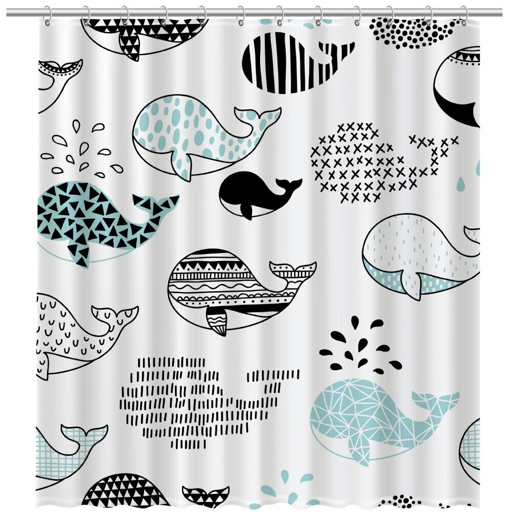 Штора для ванной Fixsen Flux, FX-2511