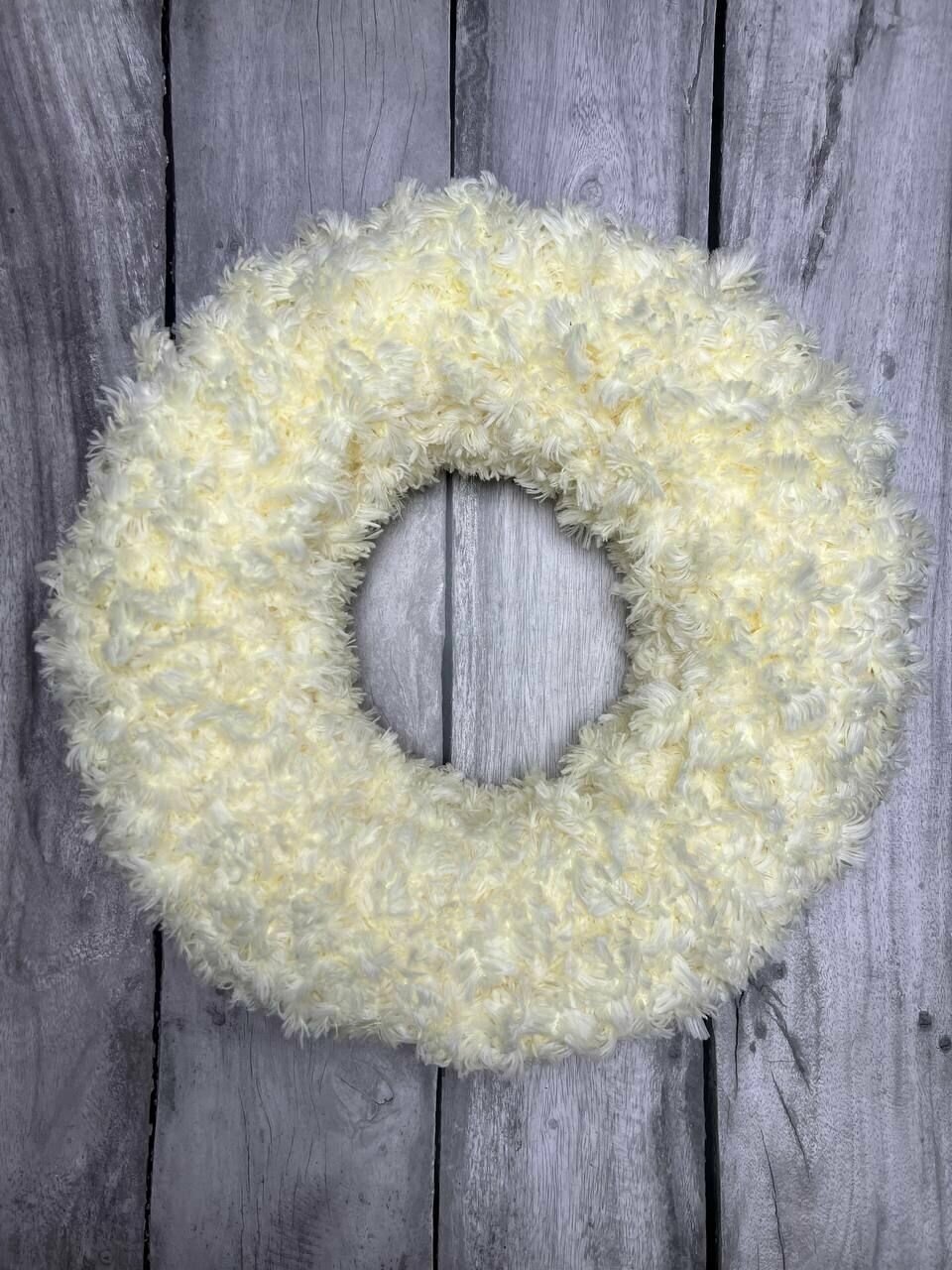 Декоративный интерьерный венок новогодний Pom, D 40см.