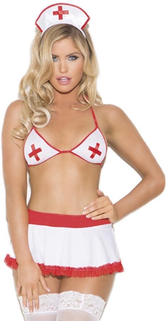 Соблазнительный костюм медсестры для ролевых игр Принт 350
