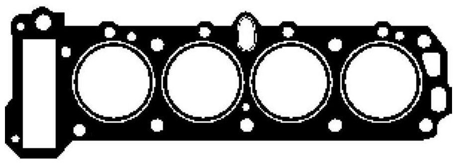 GLASER H1280310 Прокладка ГБЦ Opel Omega, Record 2.3D, TD 78-