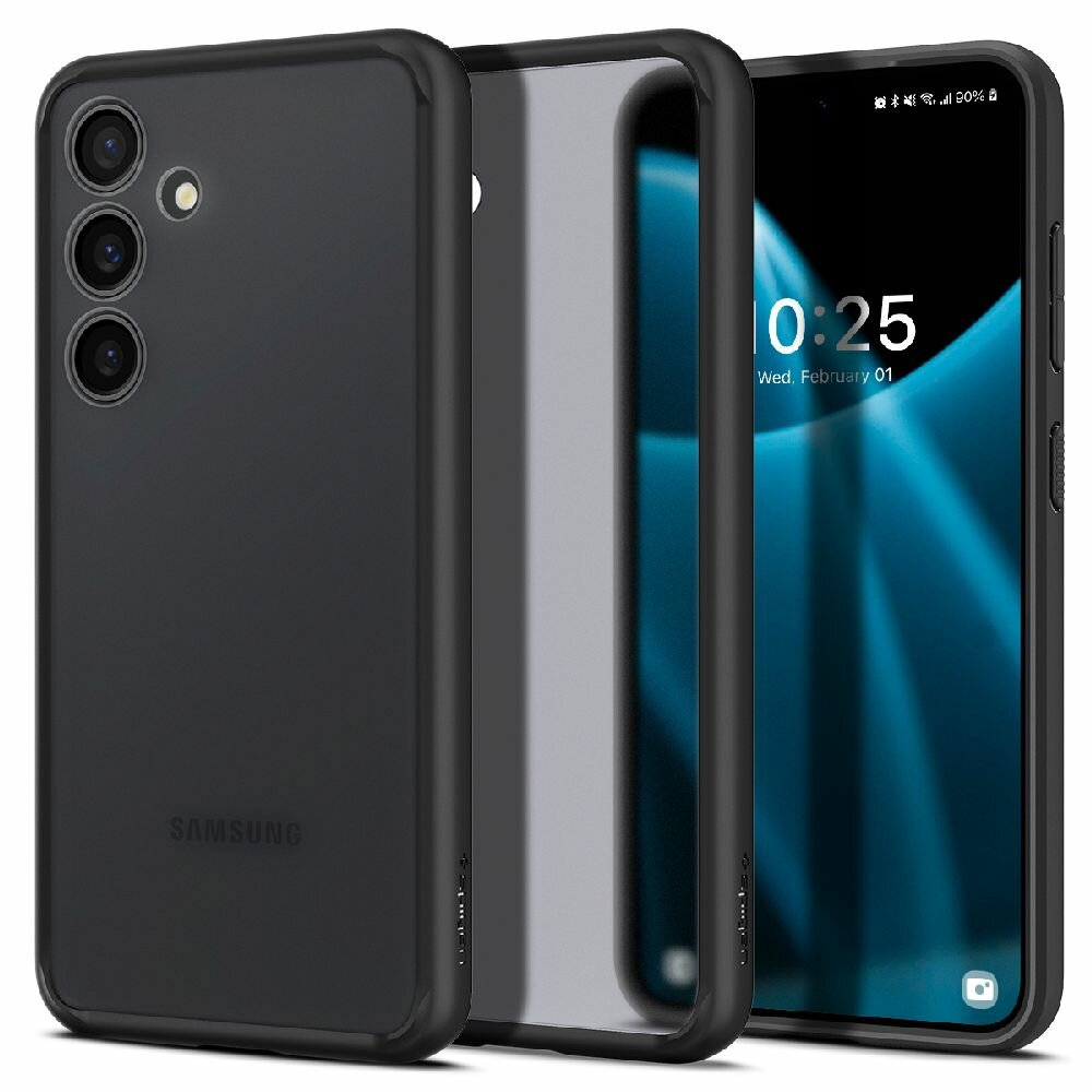 Чехол Spigen на Samsung Galaxy S24 (ACS07353) Ultra Hybrid / Спиген чехол для Галакси С24 накладка, противоударный, с защитой камеры, черный