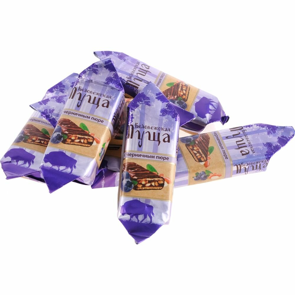 Конфеты Беловежская пуща с черничным пюре 3,5кг