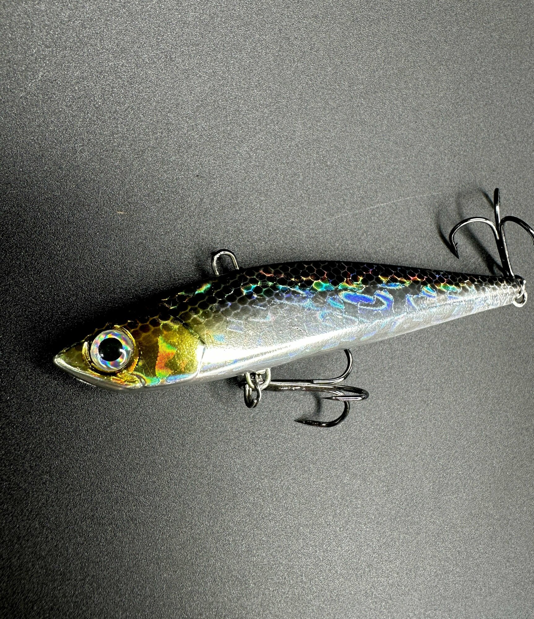 Воблер Раттлин тонущий ECLIPSE Mini Slight 85 мм 18 гр для рыбалки на форель, щуку, судака, окуня/ подарок рыбаку на новый год