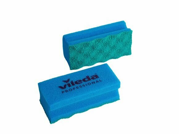 Губка, Vileda Professional, ПурАктив, голубой 2шт.