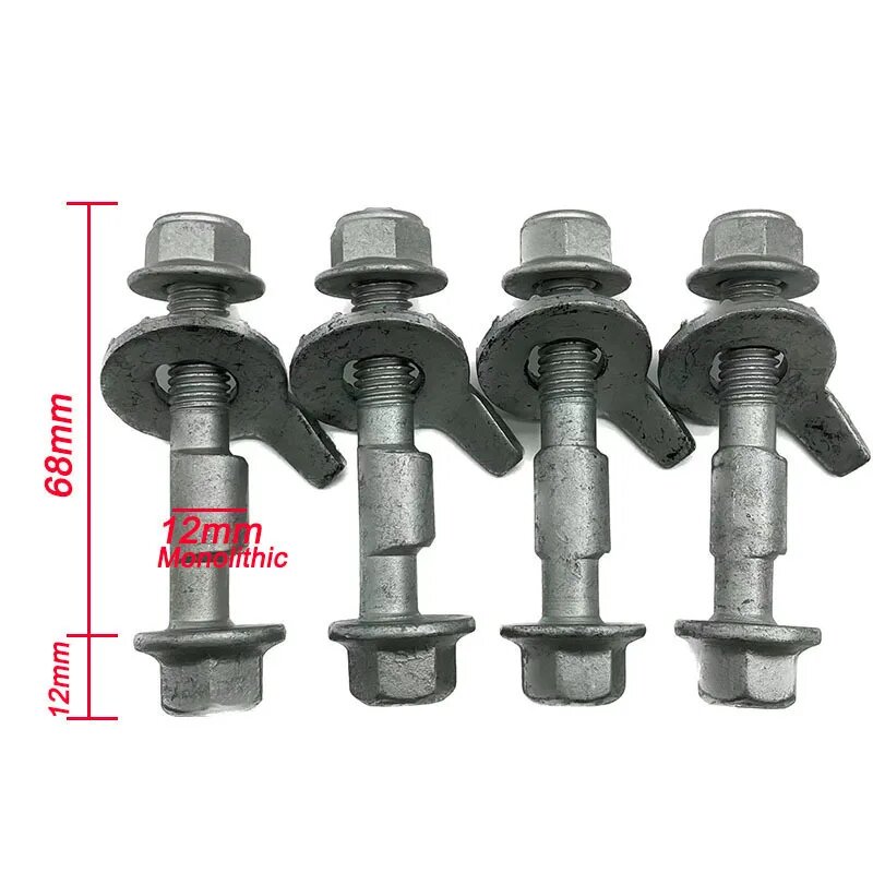 4 шт. 10 мм-17 мм 12,9 уровня автомобильный четырехколесный болт развала шины 12mm Single gasket