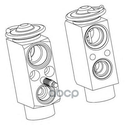 Клапан кондиционера расширительный BMW 3-Series E46 98-/X3 E83 03- NRF арт. 38405