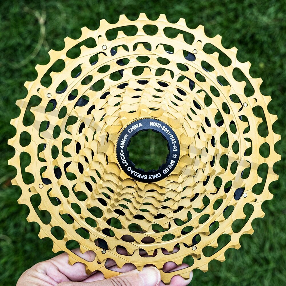 Кассета SPEDAO 11-42T 11S Gold для MTB