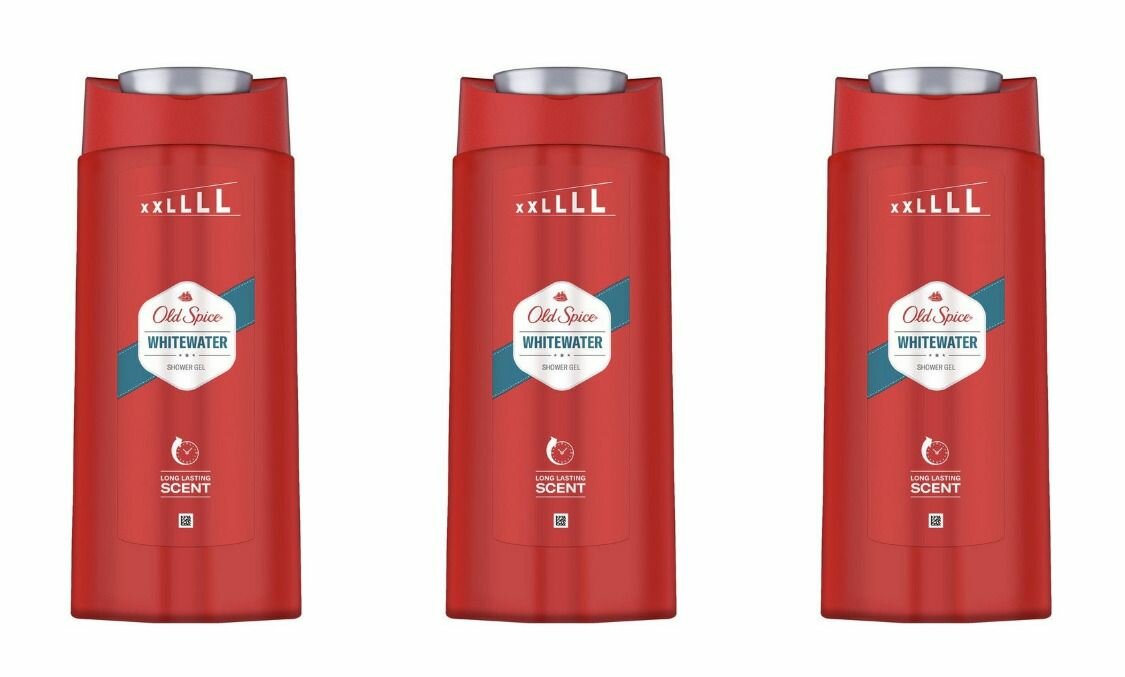 Old Spice Гель для душа Whitewater, 675 мл, 3 шт