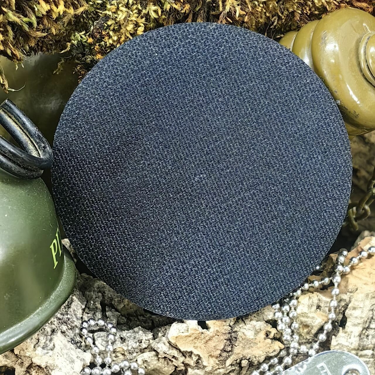 Нашивка-патч каратель 3D PVC D-7 черная — фото 1