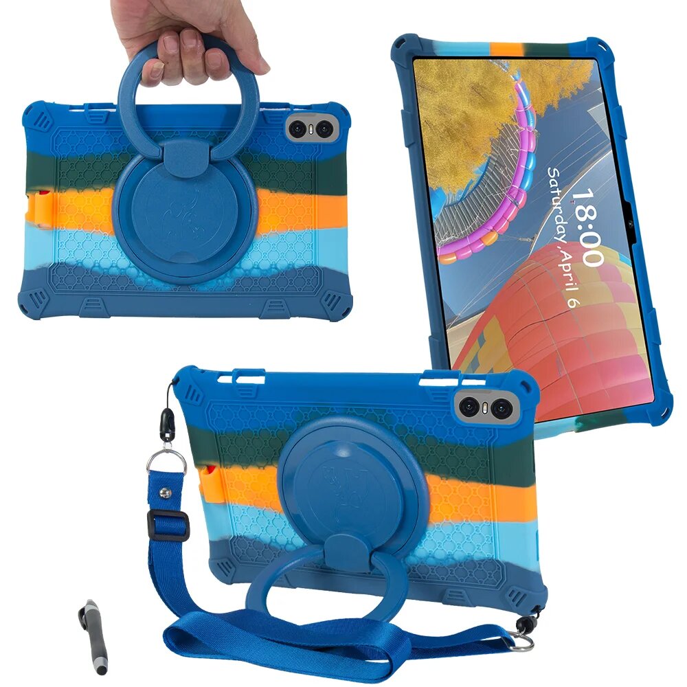 Силиконовый чехол-книга для Teclast T60, T50 Pro, P50, M50 Pro Teclast P50 2024, CDB Strap-Pen