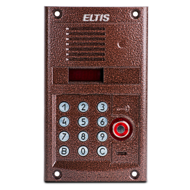 DP400-TD22 (бронза-антик металлик) блок вызова домофона Eltis
