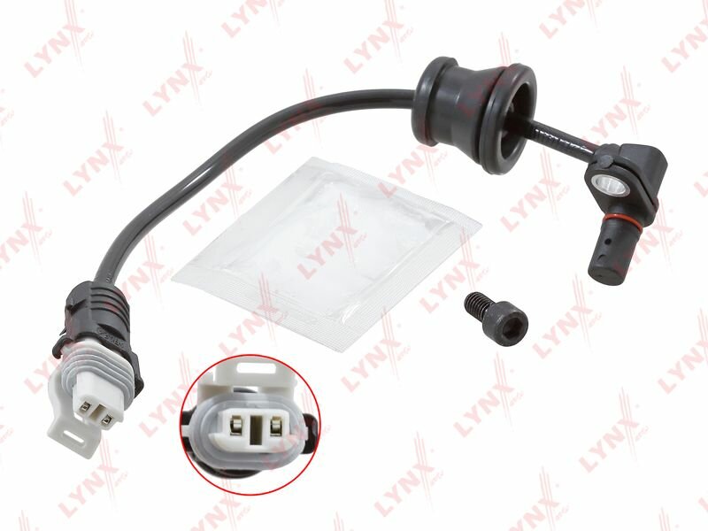 Датчик частота вращения колеса (датчик ABS) LYNXauto DM-8017. Для: Chevrolet, Шевроле, Captiva 06>, Opel, Опель, Antara(Антара) a 08>.