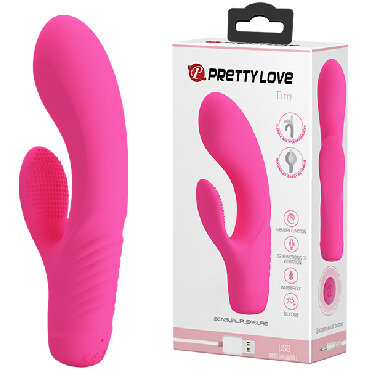 Baile Pretty Love Tim, розовый Вибратор для стимуляции точки G и клитора