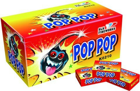 Петарды ударные самохлопающие Pop Pop (50 шт.) Чесночки 10 пачек (500 штук)