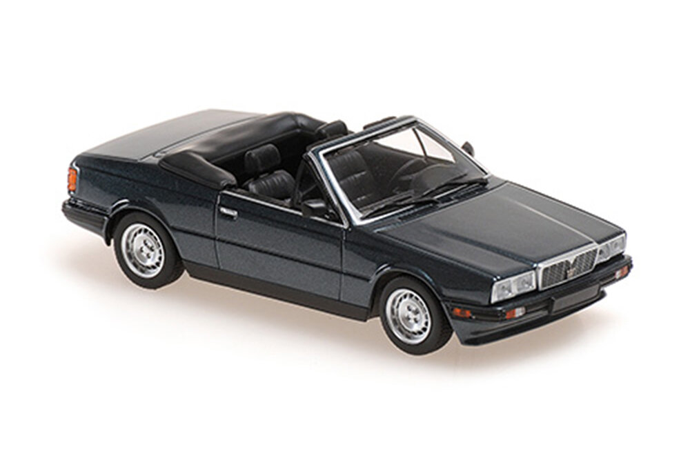 Модель коллекционная MAXICHAMPS Maserati biturbo spyder 1984 darkgreen-metallic