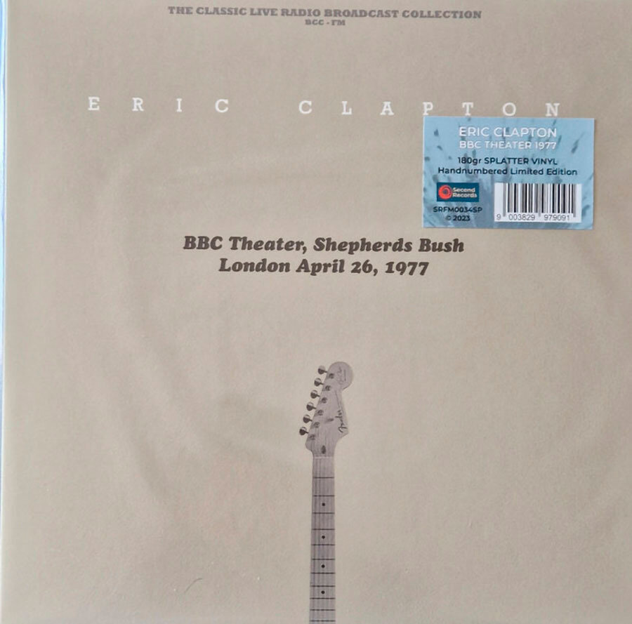 Виниловая пластинка CLAPTON ERIC - BBC Theater 1977 ( Natural Clear LP 12" )