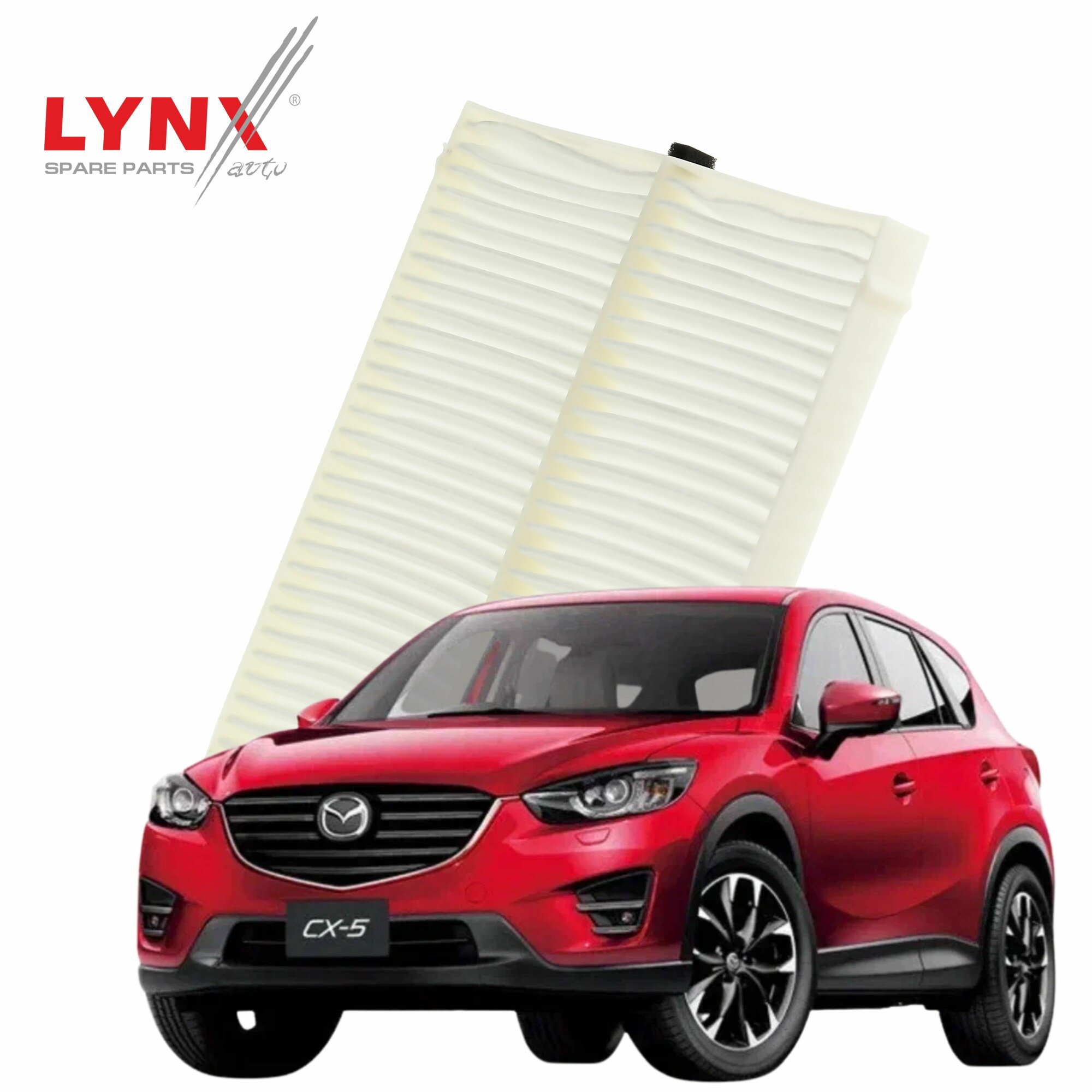 Фильтр салонный Mazda CX-5 (1) KE / Мазда СХ-5 2011 2012 2013 2014 2015 2016 2017 / 1шт LYNXauto
