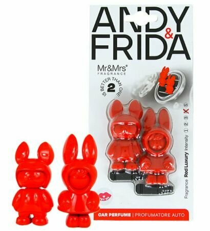 Mr&Mrs Fragrance Ароматизатор для автомобиля ANDY&FRIDA RED LUXURY красное вино красный